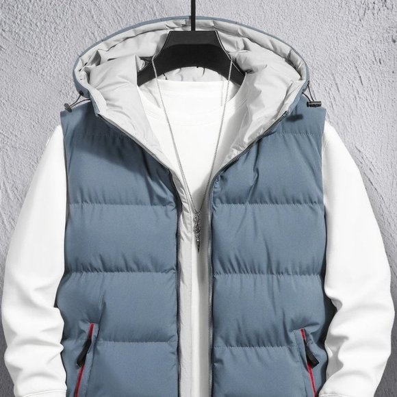 Jackets & Coats | Dusty Blue Mens Puffer Coat | Poshmark